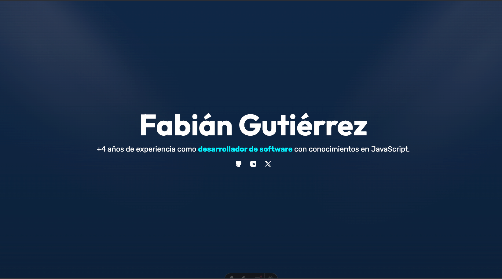 Fabián Gutiérrez - Desarrollador web con más de 4 años de experiencia